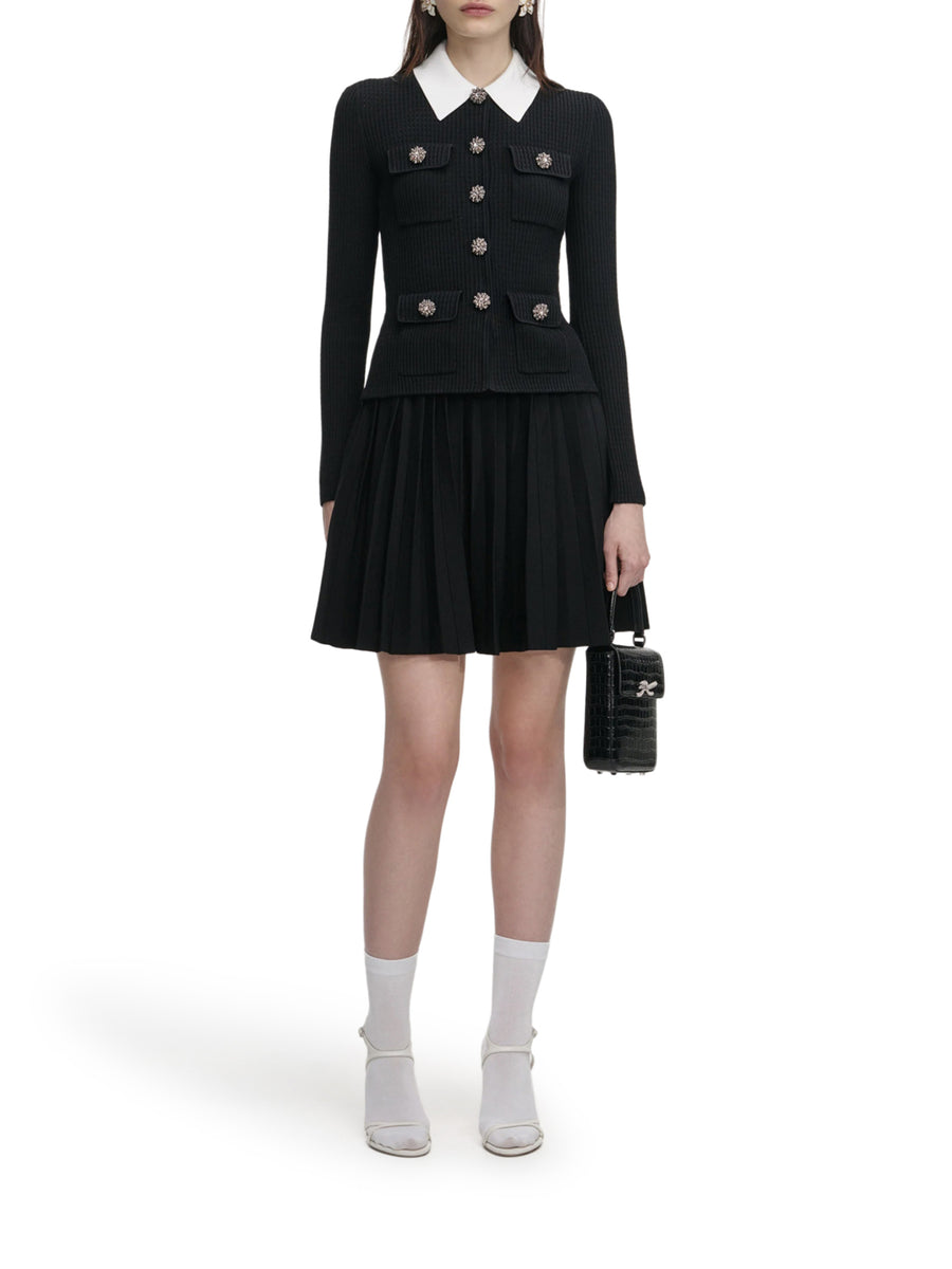 BLACK KNIT MINI DRESS – Suit Negozi Eu